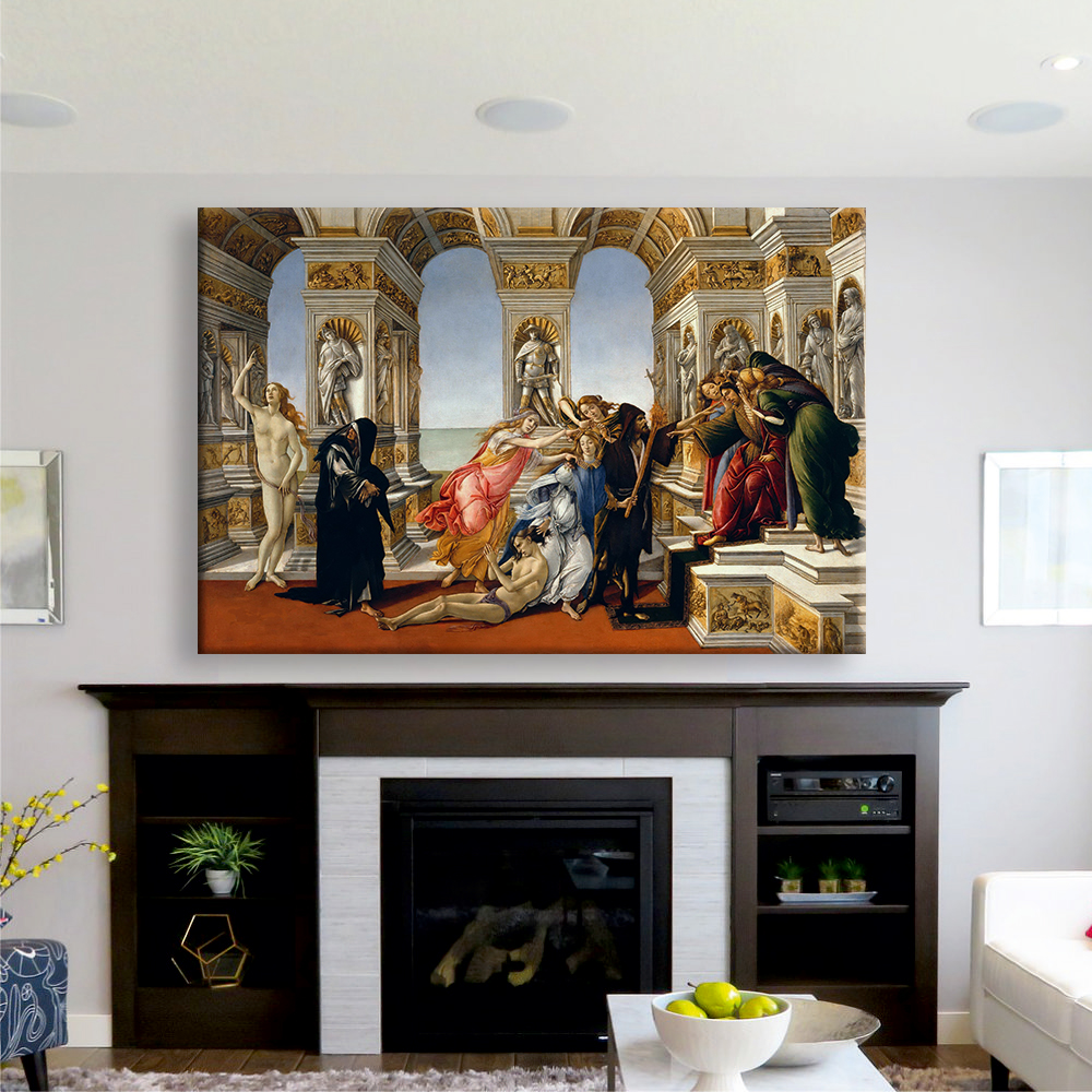 ΠΙΝΑΚΕΣ ΣΕ ΚΑΜΒΑ :: ΑΝΤΙΓΡΑΦΑ ΔΙΑΣΗΜΩΝ ΖΩΓΡΑΦΩΝ :: Botticelli Calumny ...